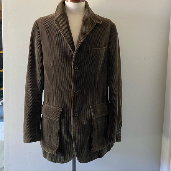 Polo Ralph Lauren | Jackets & Coats | Polo Ralph Lauren Vintage Mens Brown Corduroy Blazer S ...
